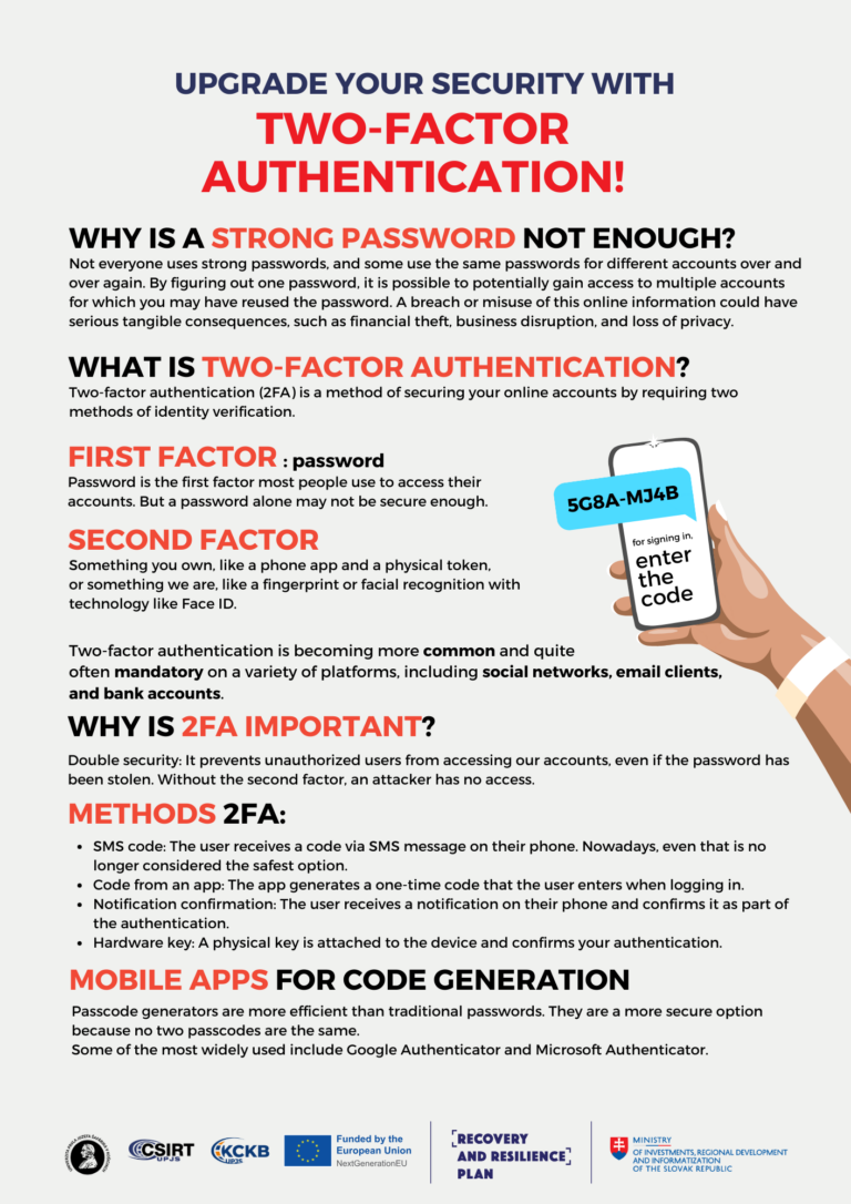 Two-factor authentication – KC KB UPJŠ
